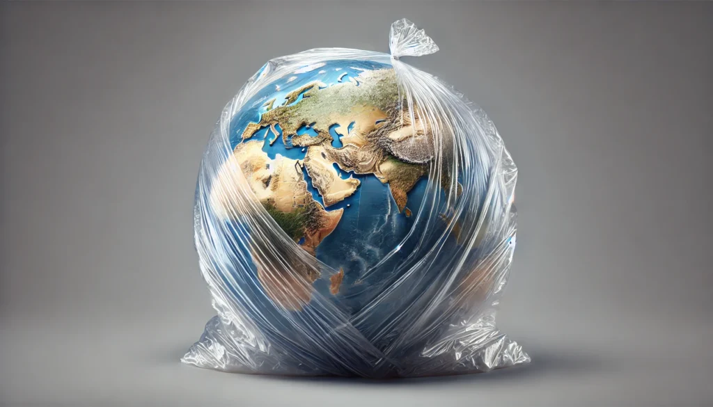 Earth Trapped in Plastic: A Visual Call to End Plastic Pollution